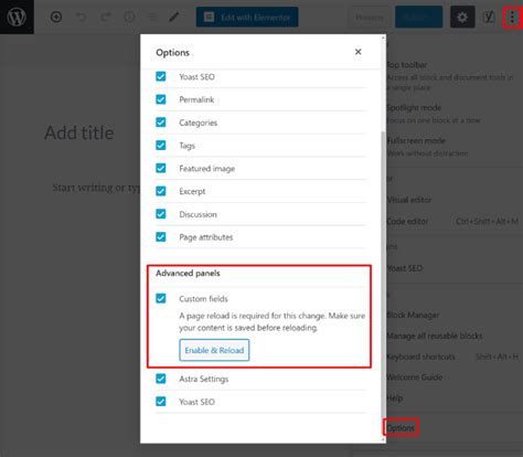 The Complete Guide To WordPress Custom Fields Elementor