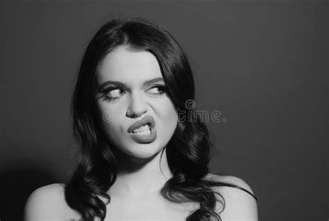 Upset Girl Screaming Hate Rage Pensive Woman Feeling Furious Mad