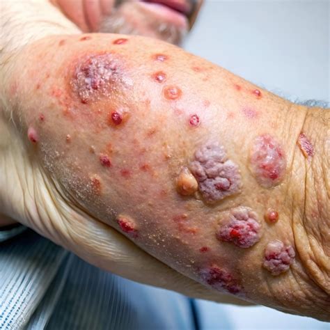 Dermatological Skin Disease Psoriasis Eczema Premium Ai Generated Image