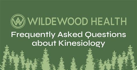 Frequently Asked Questions About Kinesiology Wildewood Health