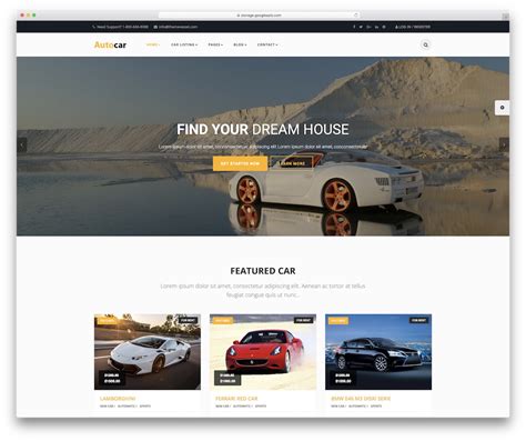 Top Car Dealer Automotive Website Templates Colorlib