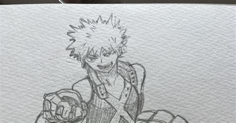 爆豪勝己 爆豪勝己模写 グラのイラスト Pixiv