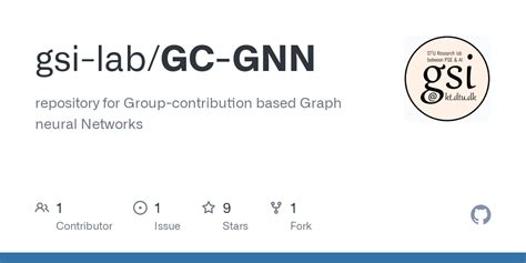 github gsi lab gc gnn repository for group contribution based graph