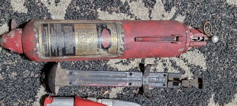 Antique Ansul Model 4 Dry Chemical Fire Extinguisher Empty With