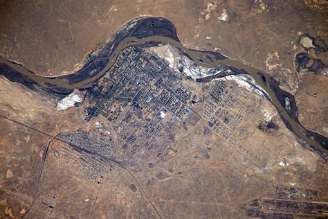 Байконур // Baikonur | Город Байконур с высоты МКС. Фотограф… | Flickr
