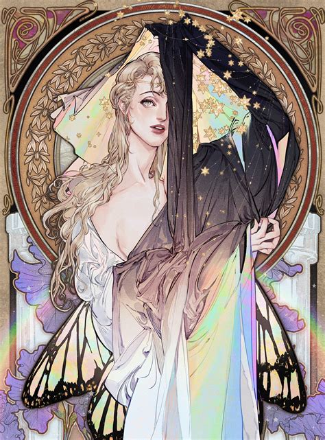 Eliza Fox Iris Mythology Greek Mythology Commentary Highres Girl Black Dress Blonde