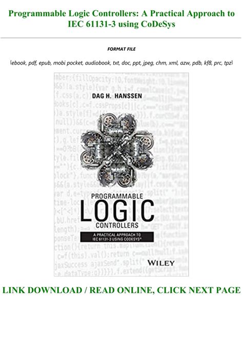 Download Pdf Programmable Logic Controllers A Practical Approach To