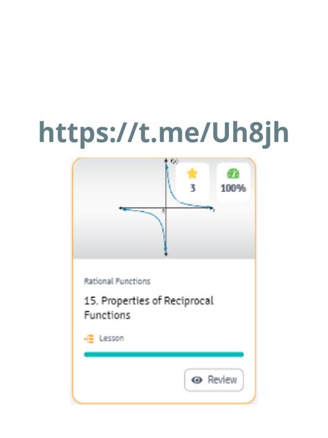 Properties Of Reciprocal Functions Pdf