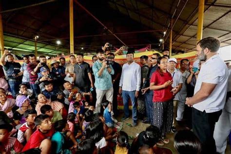 Heartbreaking Rahul Gandhi Meets People Affected By Violence In