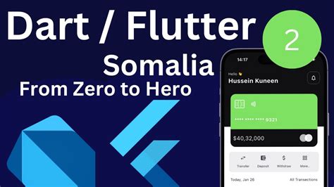 Complete Dart And Flutter Course In Somalia Baro Dart Langauge Iyo