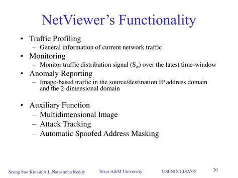 Ppt Netviewer A Network Traffic Visualization And Analysis Tool