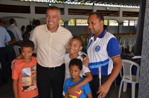 Prefeito Joaquim Neto Prestigia Início Das Aulas Do Aabb Comunidade