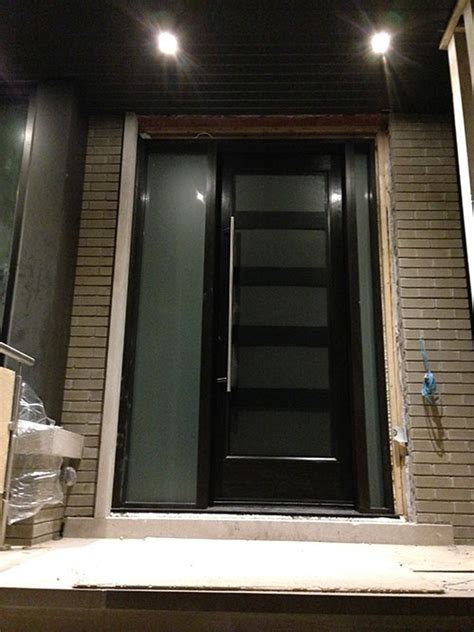 Modern Entry Contemporary Front Fiberglass Door