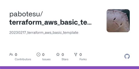 Github Pabotesu Terraform Aws Basic Template Terraform Aws Basic Template