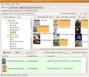 M Tamorphose A File And Folder Renamer Screenshotsm