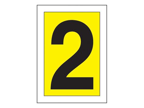 Carte 1 Chiffre Haut 100 Mm Jaune Contact Signals
