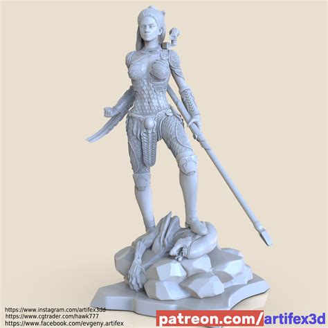 Stl File Predator Machiko Noguchi ♀️・3d Printable Model To Download・cults