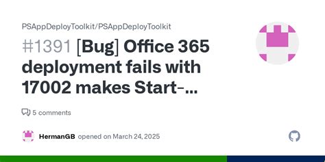 Bug Office 365 Deployment Fails With 17002 Makes Start Adtprocess