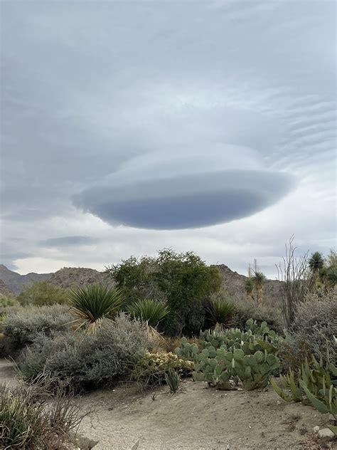 Huge Ufo Shaped Cloud Spotted In California Draws Nope Movie Comparisons