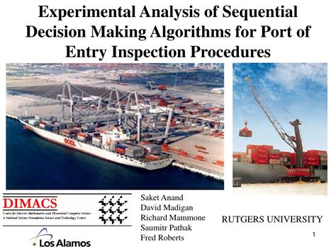 Ppt Experimental Analysis Of Sequential Decision Making Algorithms