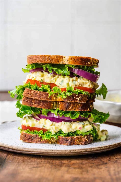 Egg Salad Sandwich Recipe Dinner Then Dessert