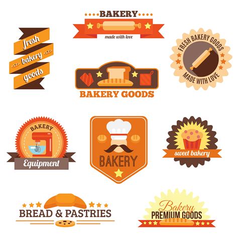 Bakery Label Set 443531 Vector Art At Vecteezy