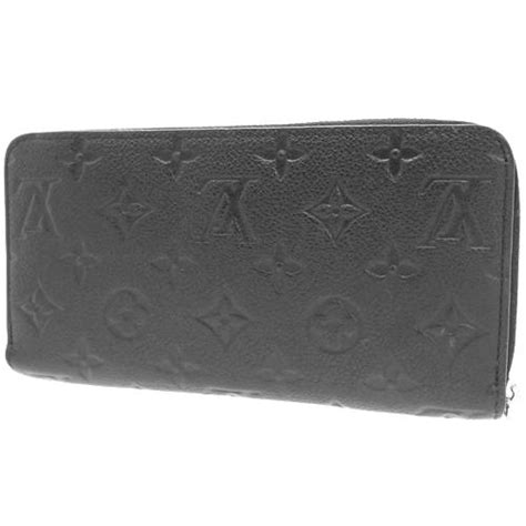 Louis Vuitton ルイ・ヴィトン モノグラム・アンプラント ジッピー・ウォレット 長財布 ラウンドファスナー ブラック M61864