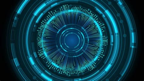 Stock Video Of Binary Circuit Board Future Technology Blue 32777197 Shutterstock