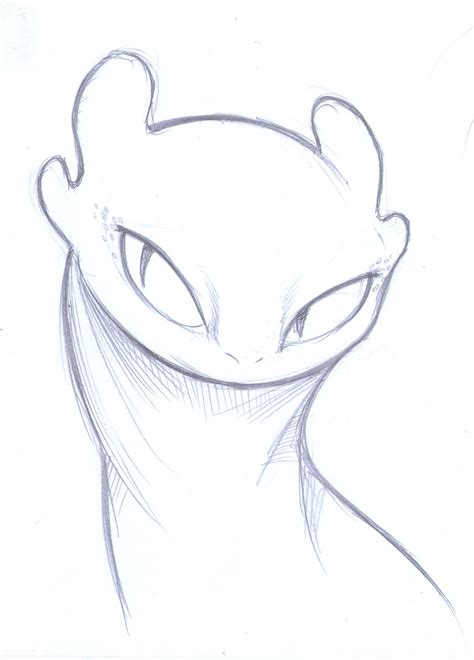 How To Draw A Dragon Light Fury