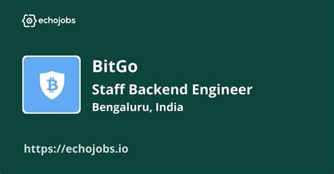 Bitgo Is Hiring Staff Backend Engineer Prime Bengaluru India Api