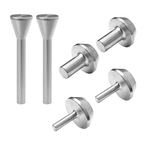 ‎powertec 1 2 In And 1 4 In Inside Pins And 1 4 In Outside Cones 6 Piece Set For Router