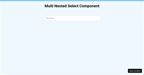 Multi Select Nested Options Forked Codesandbox