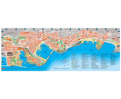 Карты Монако | Коллекция карт Монако | Европа | Maps of the World ...