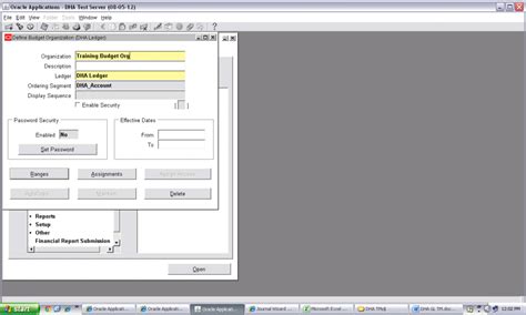 Define Budget Organization Oracle Ebs Financials