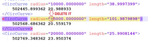 Imported LandXML File From Bentley Is Missing Vertical Curves In The