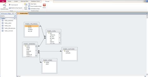 Cara Membuat Relasi Di Microsoft Access 2010 Gudang Tutorial