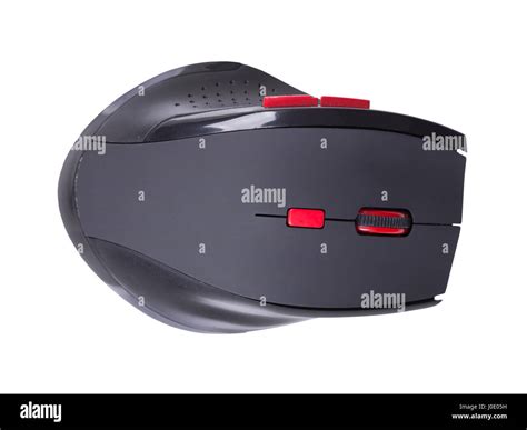 wireless mouse of computer isolated on white background clipping path