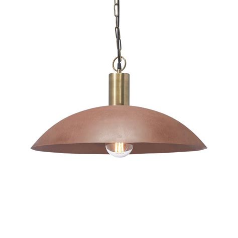Pr Home Pendant Light Alton Ø 60 Cm Rust Coloured Metal E27