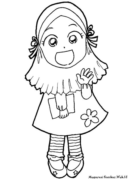 Gambar Mewarnai Wanita