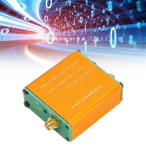 Amplificador De Potencia Rf 01mhz 6ghz Amplificador De Bajo Ruido De