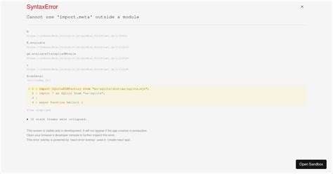 Wa Sqlite Example Codesandbox