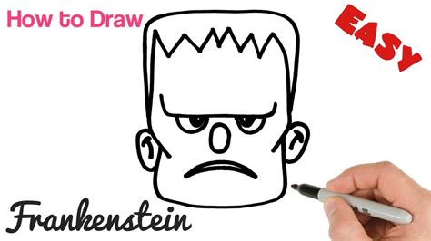 Frankenstein Drawing Face