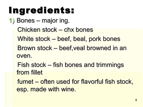 Stocks Soups And Sauces Revised Ppt