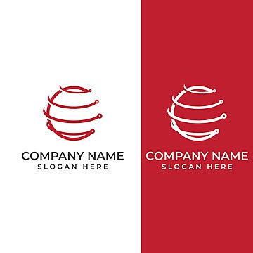 Tech Logo With Global Planet And Digital Protection Illustration Vector Template Download On Pngtree