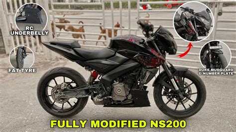 New Paint On Modified Ns200 Best Modification For Ns200 Youtube