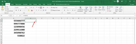 How To Add Leading Zeros In Excel