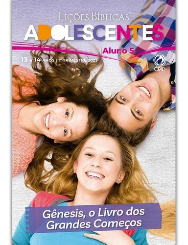 Revista Ebd Adolescentes Aluno 1º Trimestre 2023 Cpad Mercadolivre
