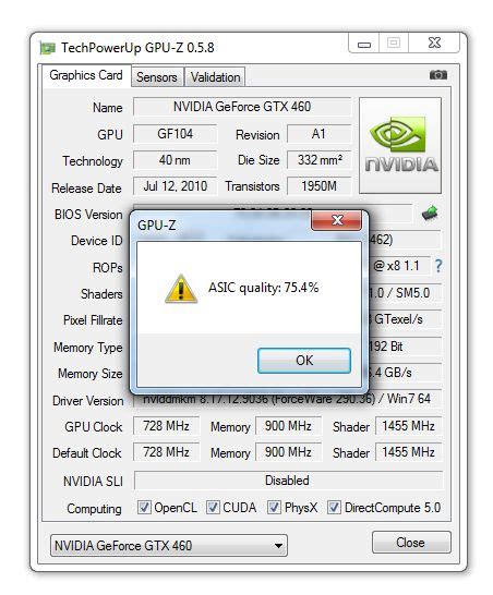 Gpu Z 058 Released New Render Test For Pci Express Bus And Asic