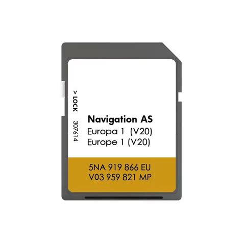 VW Navi Karte Europa V20 2025 Discover MIB2 AS Seat Skoda Acheter Sur