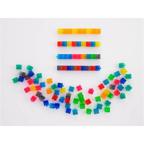 Translucent Linking Cubes 100pc